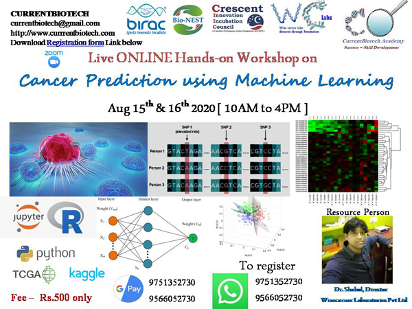 Hands-on Workshop on Cancer Prediction using Machine Learning from ...