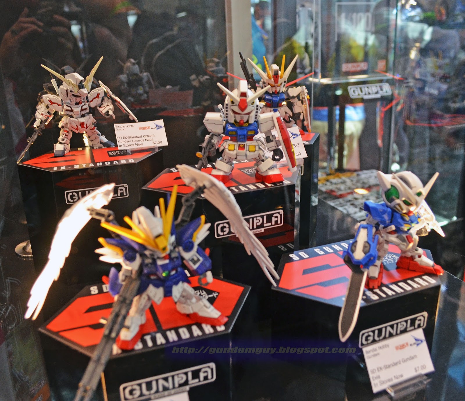 GUNDAM GUY: SD Gundam EX-STANDARD Gunpla - On Display @ New York Comic ...