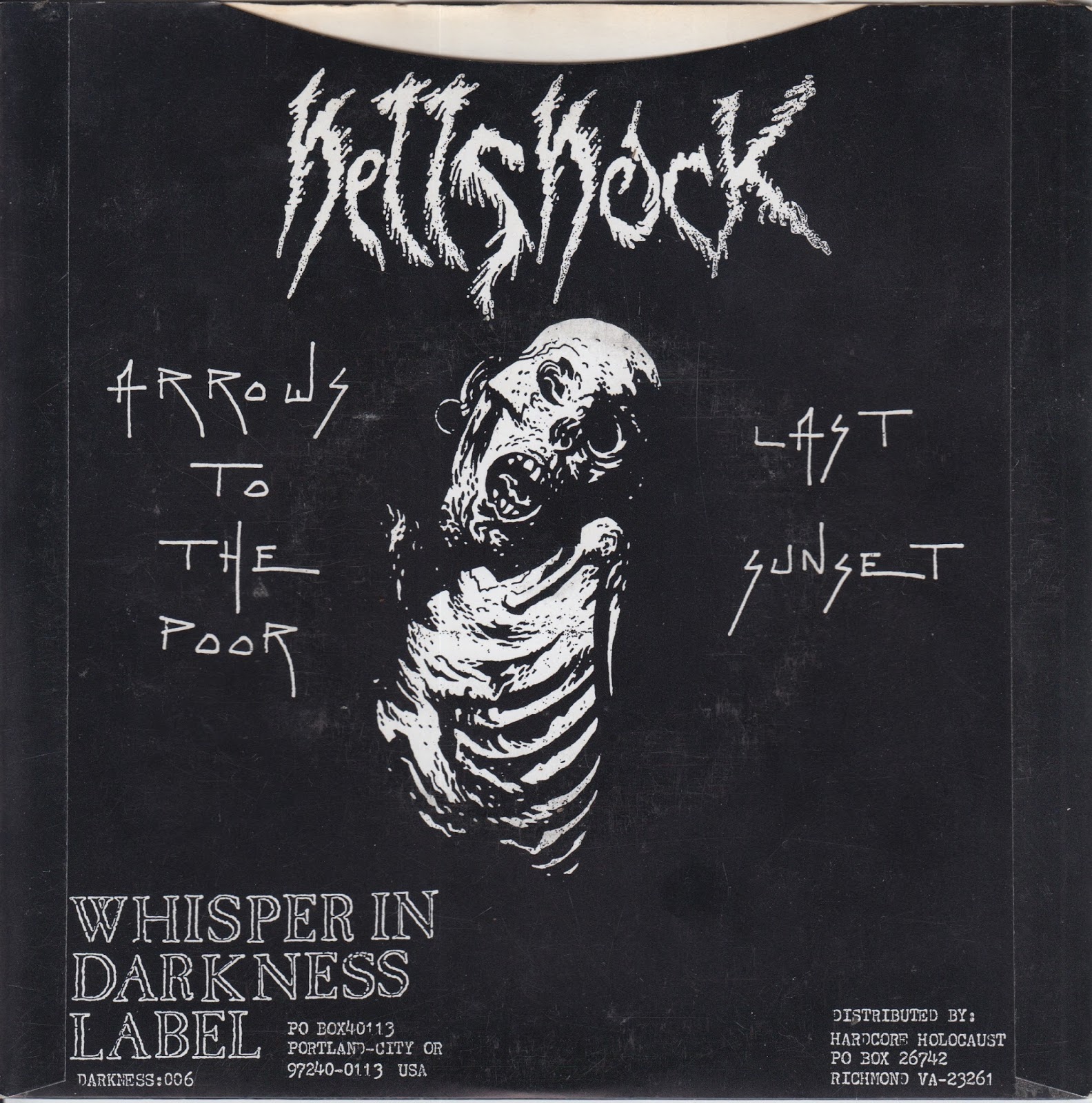 Terminal Sound Nuisance: The PDX-Files: Hellshock "S/t" Ep, 2003