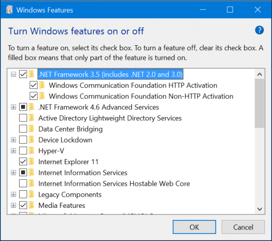 INTERNET2TRICKS: How To Install or Enable .NET Framework In Windows 10