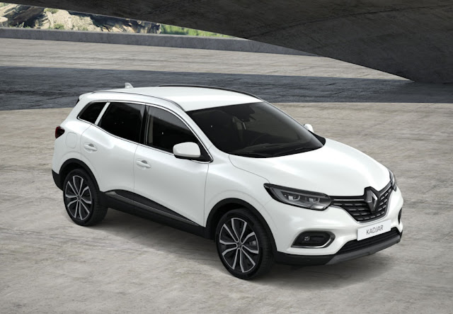 Renault Kadjar Restylé (2018 à 2022) - Couleurs, code peinture