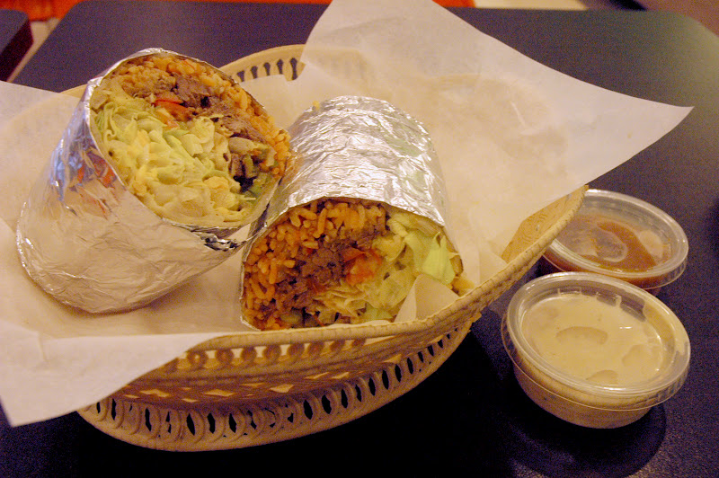 DUDE FOR FOOD: Beating Traffic with the Carne Asada Burrito at B&T ...