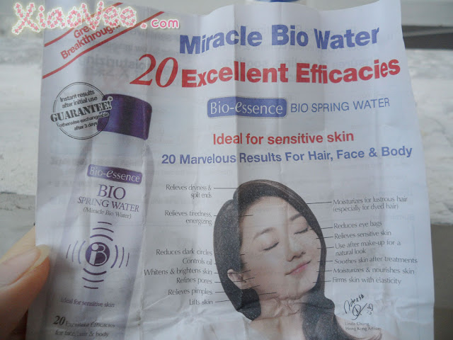 Xiao Vee: Indonesian Beauty Blogger: Bio-Essence Bio Spring Water [review]
