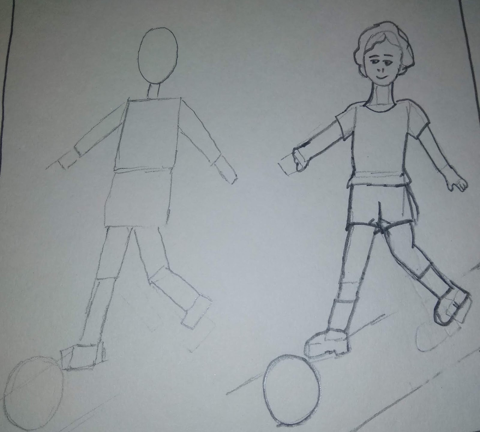 How to draw a human figure