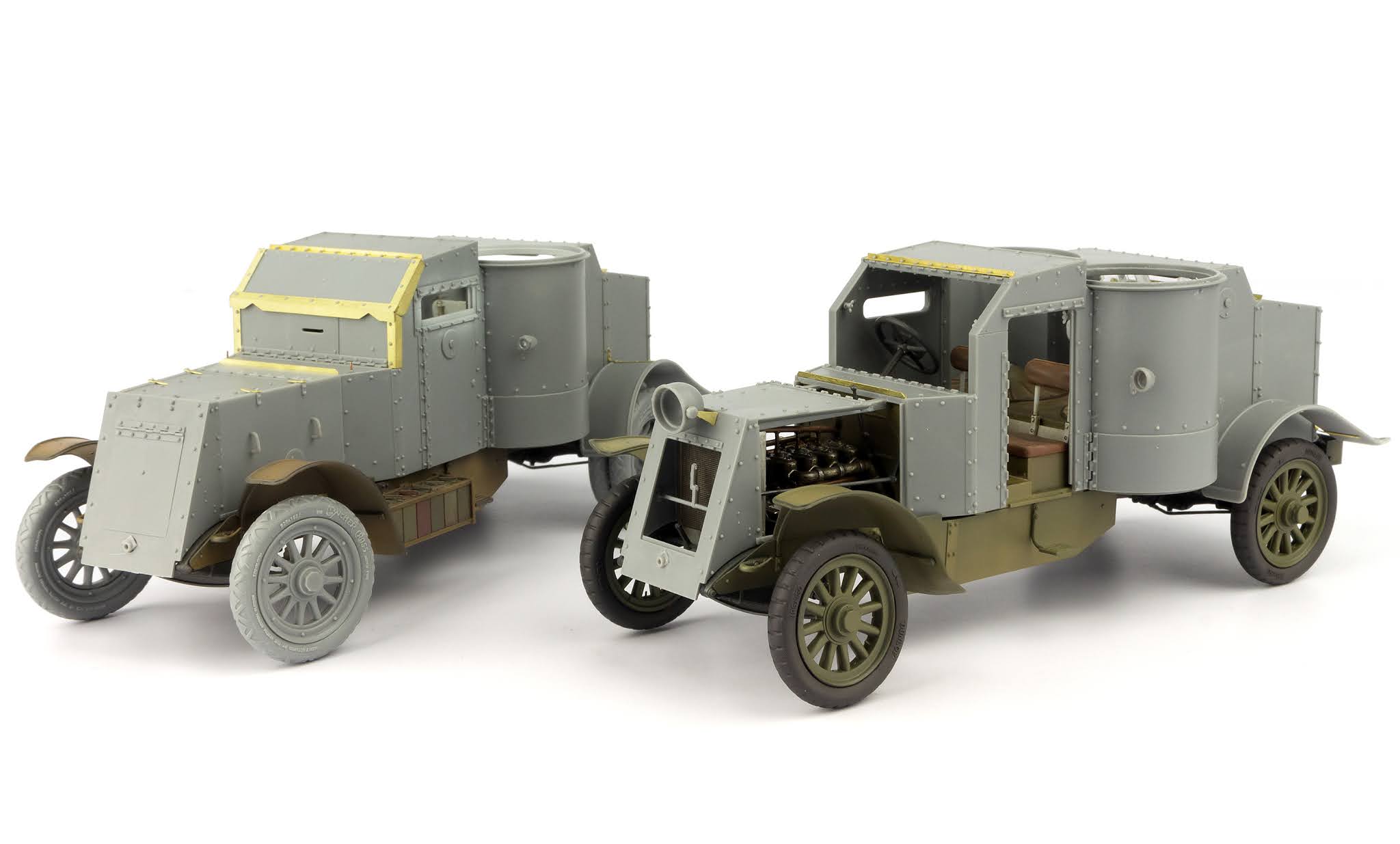 Twin-build review: Miniart's 35th scale Austin Armoured Car 3rd Series ...