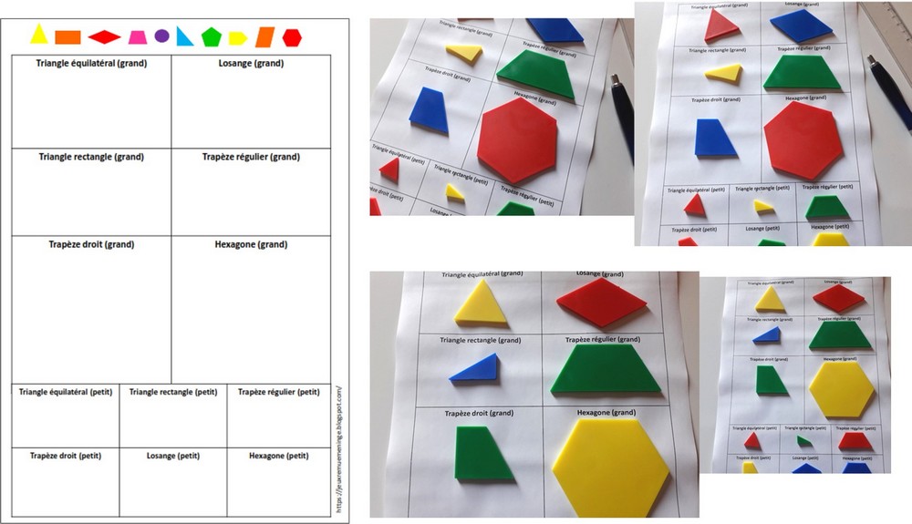 Remue Méninge: Classification de formes géométriques