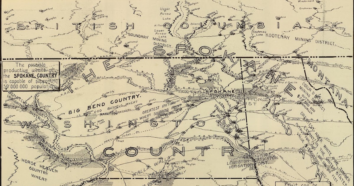 Big Bend Railroad History: 1907 Big Bend Map