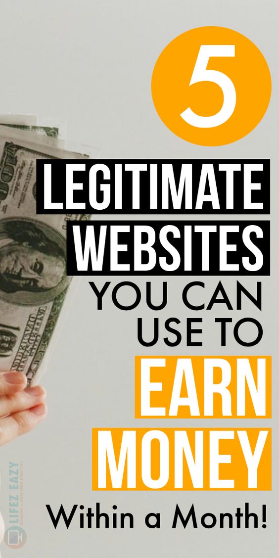 How To Make Money Online: 5 legitimate websites you can use to earn money