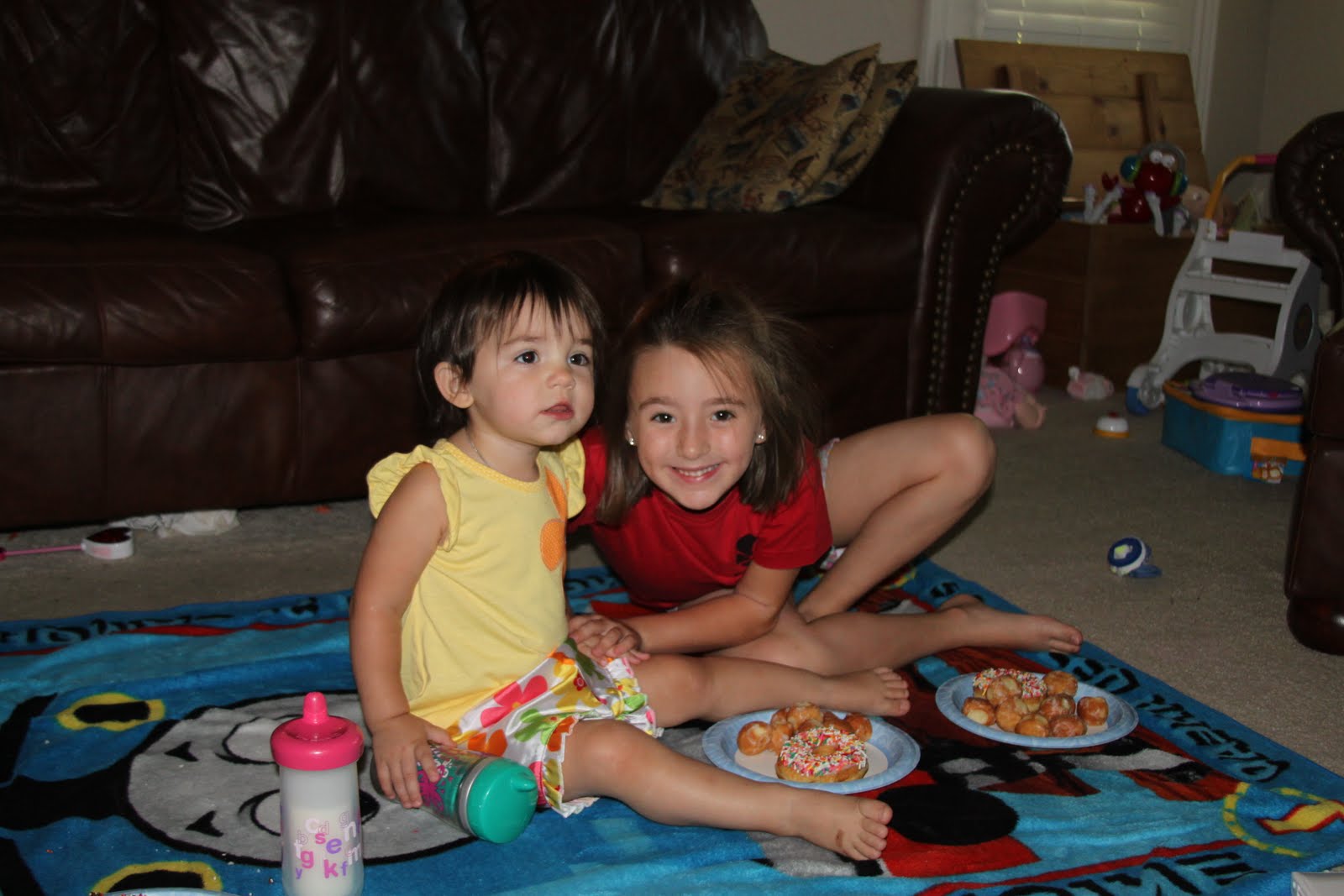 and baby makes three: Cousin Sleepover and Date Night