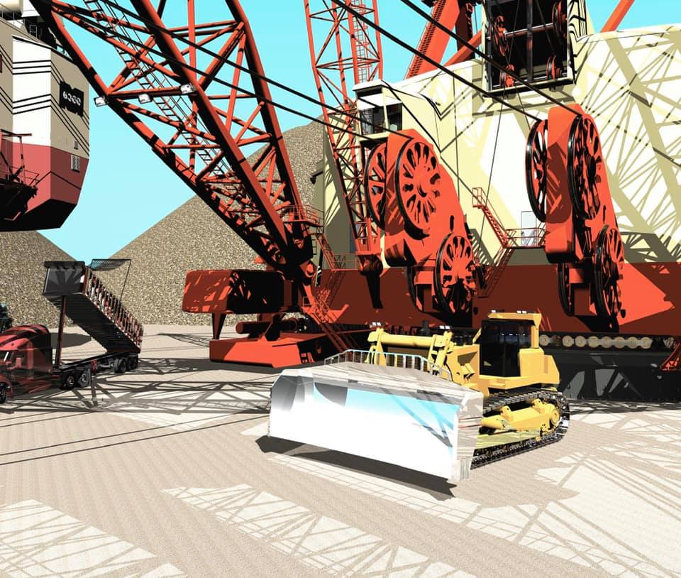 Industrial History: 1967 Big Muskie (Bucyrus-Erie 4250-W) Dragline Crane