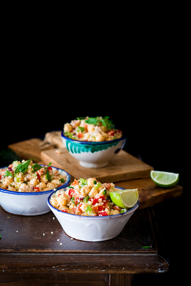 Contigo en la playa! : ENSALADA DE GARBANZOS Y CUOUS COUS