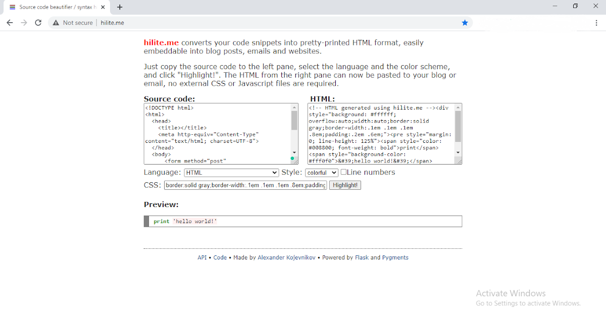 How to apply HTML code on your blogs website? - Servlet Programs