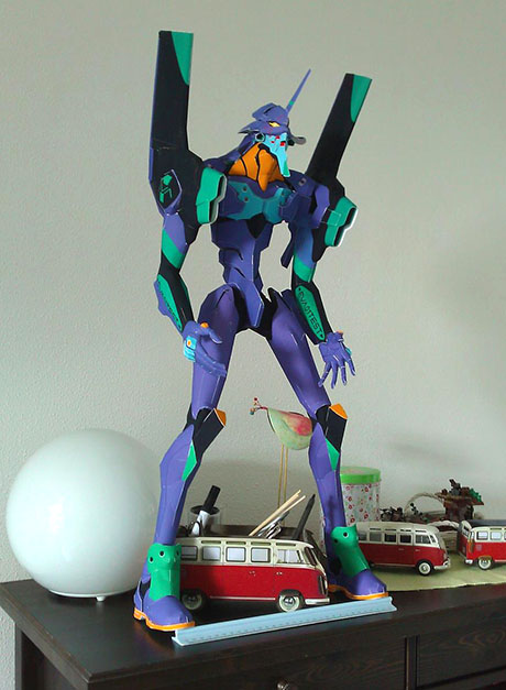 Neon Genesis Evangelion: Unit-01 Paper Model | Paperized Crafts