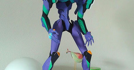 Neon Genesis Evangelion: Unit-01 Paper Model | Paperized Crafts