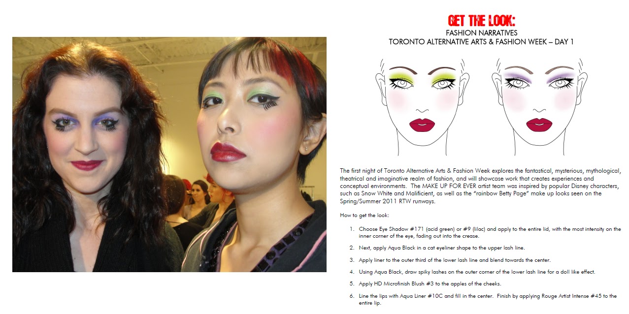 Make Up For Ever at FAT - get the look! | Beauty Crazed in Canada