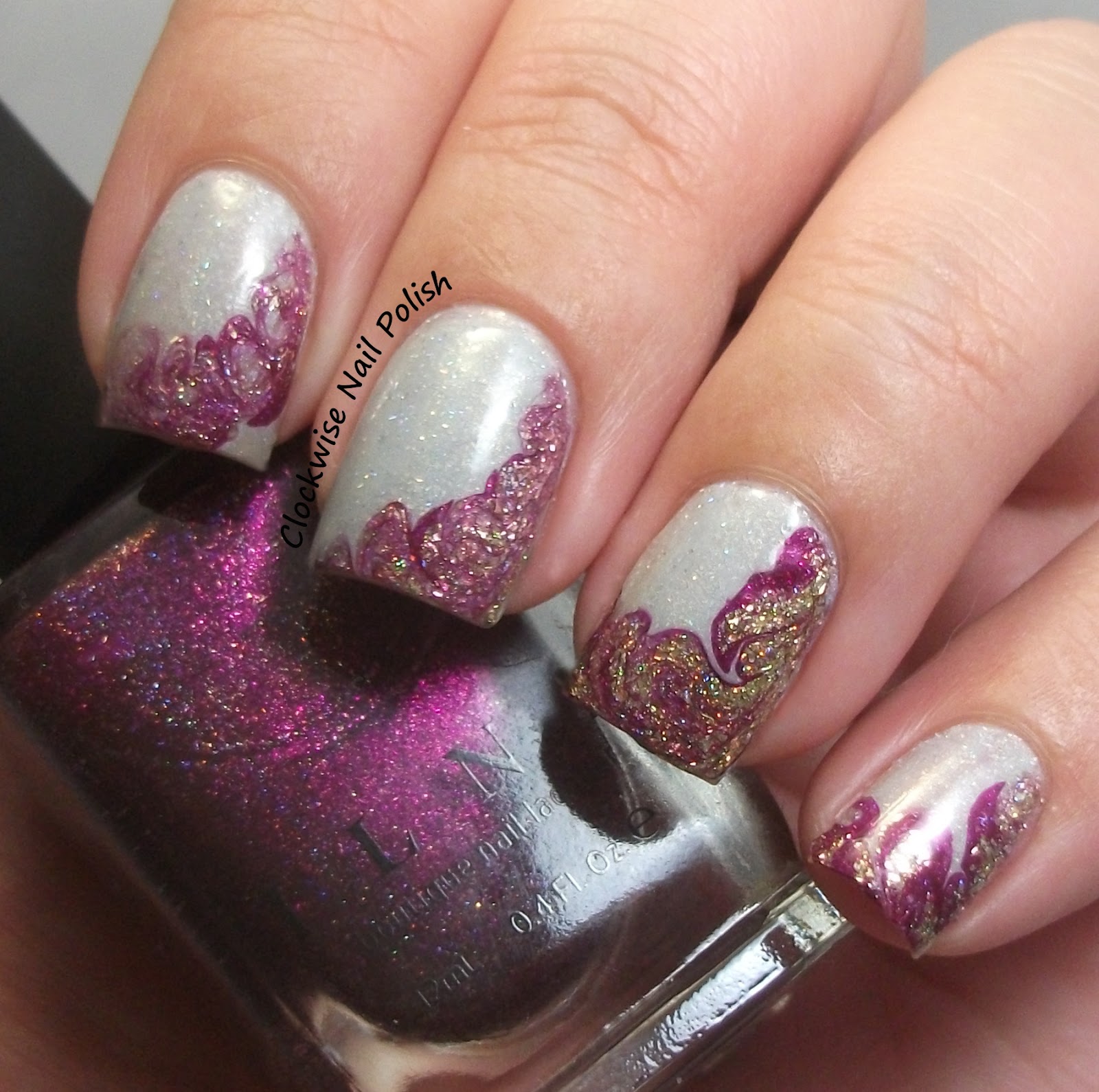 The Clockwise Nail Polish: DRK Nails Stamping Black Mat Review