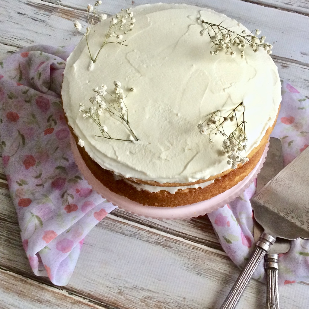 All That's Left Are The Crumbs: Chamomile Cake with Honey Crème Fraîche ...