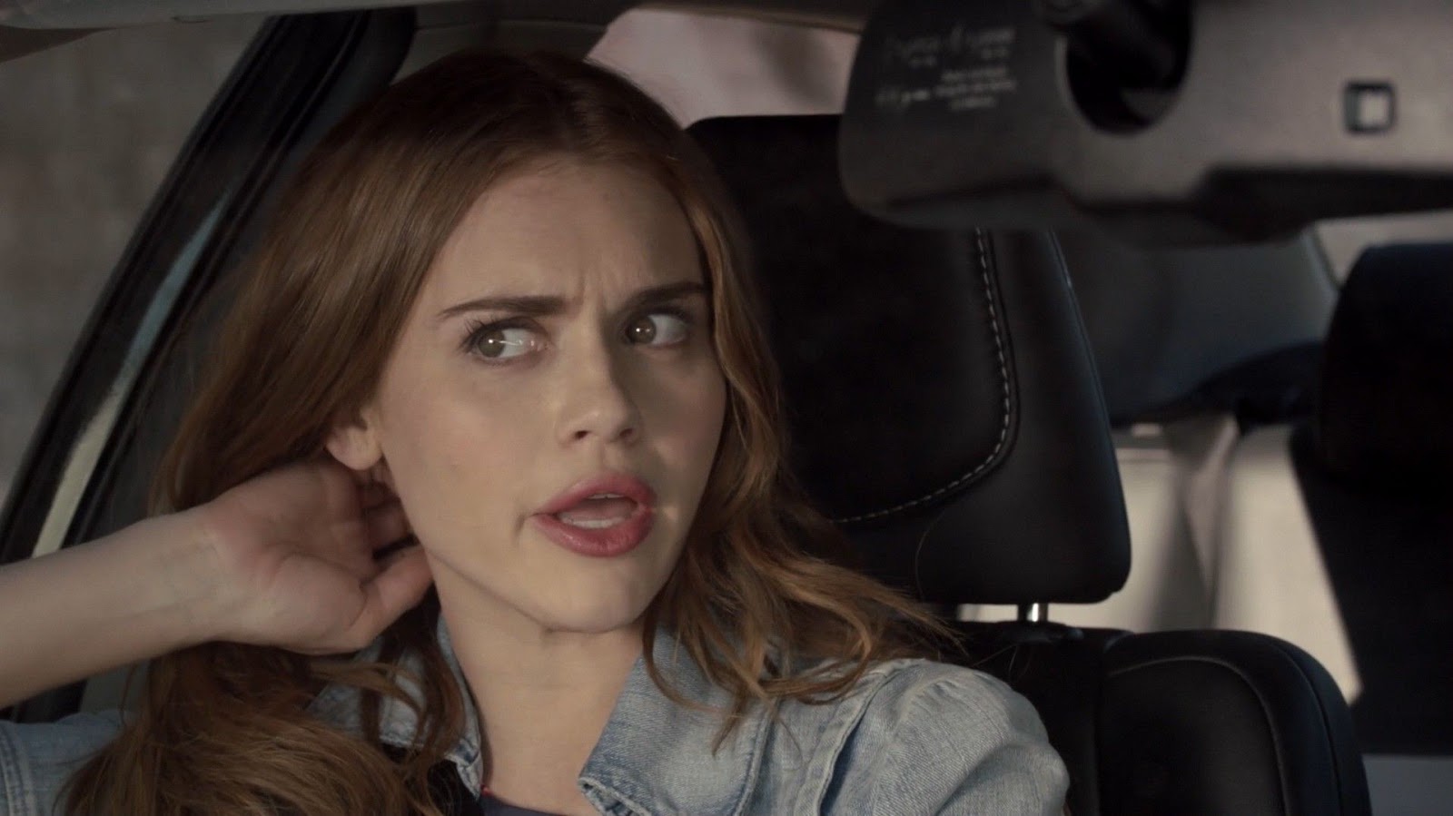 Back at the rest stop, Stiles babbles nervously since he hates needles ...