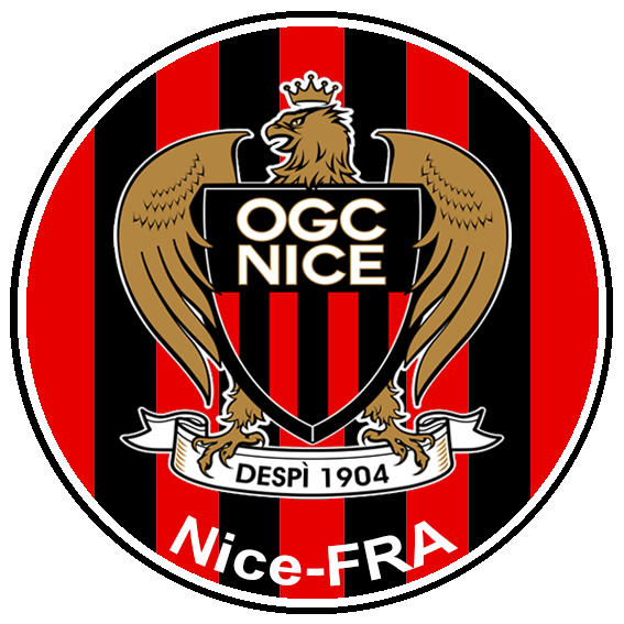 Escudos de Futebol de Botão LH: OGC Nice
