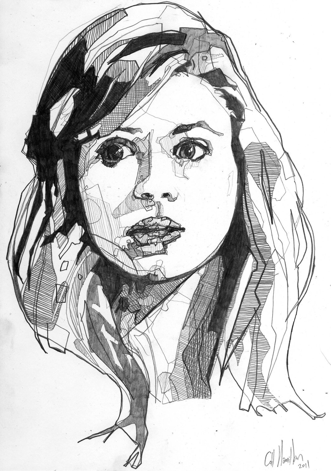 Dibujo: ¿Línea y contraste?: Coll Hamilton