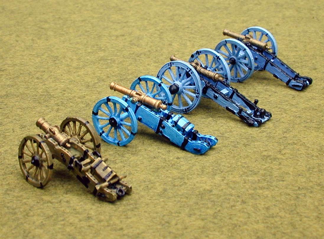 Blunders on the Danube: 25/28mm Napoleonic Artillery Models: Side by ...