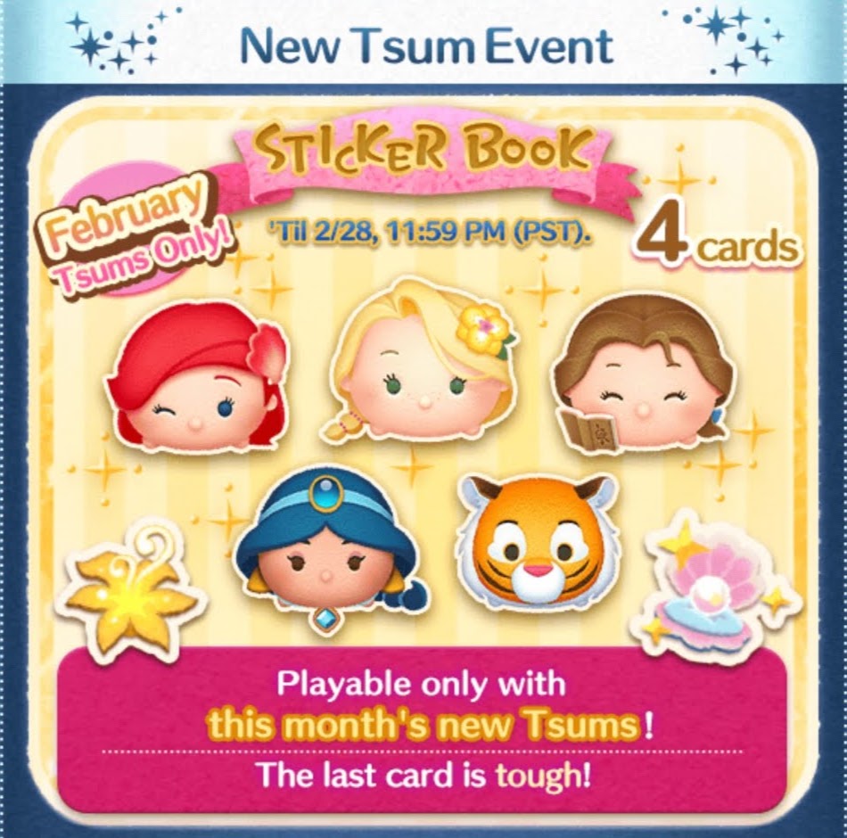 LINE: Disney Tsum Tsum (Global) - 2021 February, Sticker Book - 40/50