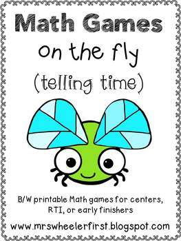 Mrs. Wheeler's First Grade Tidbits: Telling Time Math Games