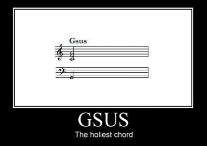 Infographics, Maps, Music and More: Holy Chord (wink)