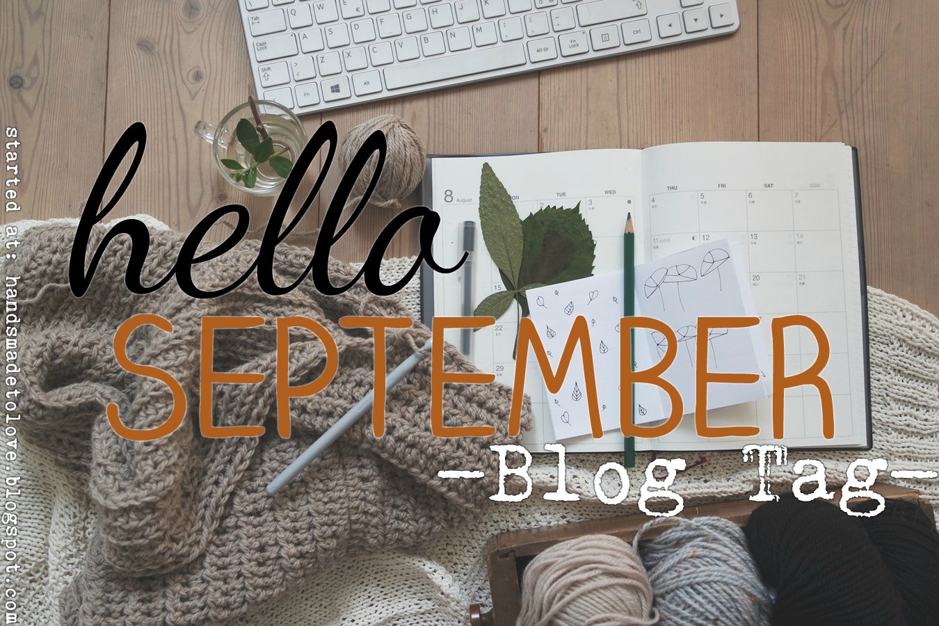 Paige's Pages: monthly goals + hello september tag