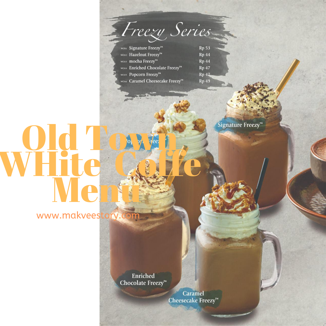 OldTown White Coffee Menu di Jogja Simanjuntak Bikin Pengen Semua ...