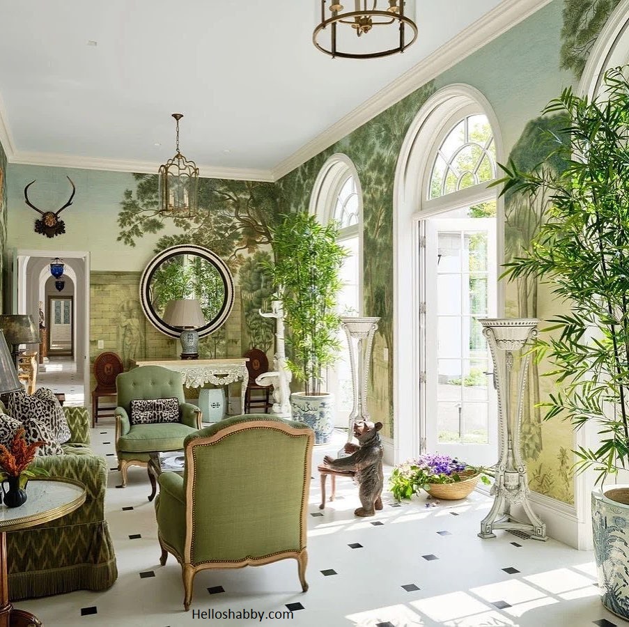 Green Living Room Ideas for Soothing Spaces Inspired by Nature ...