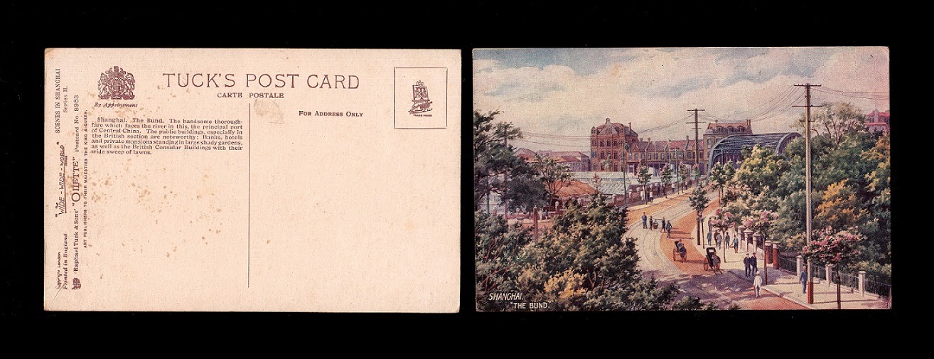 PATINA ANTIK: TUCK'S POSTCARD SHANGHAI THE BUND