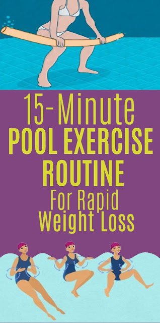 15-MINUTE POOL EXERCISE ROUTINE TO LOSE WEIGHT RAPIDLY - Health And fitnes