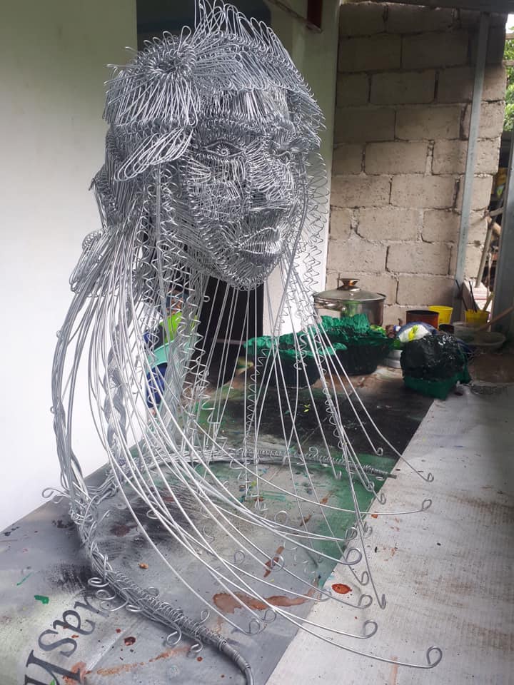 Self-taught Igorota artist makes intricate wire sculpture by twisting ...