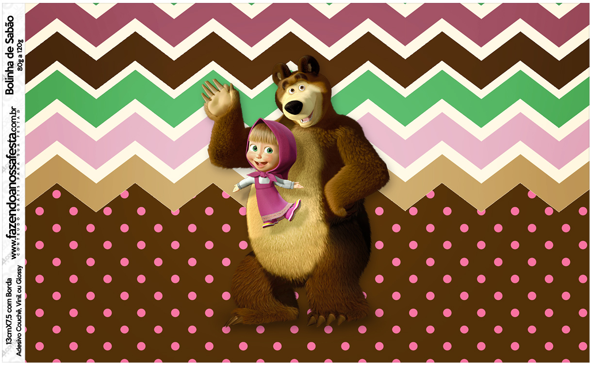 Masha and the Bear Party: Free Printable Candy Bar Labels. - Oh My ...