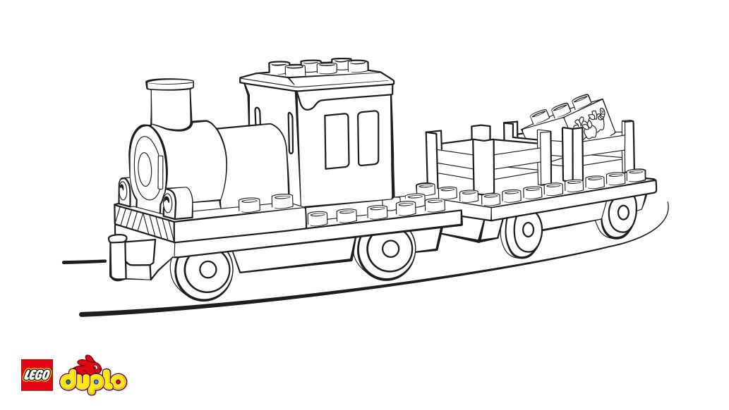 Lego Train Coloring Pages ~ Coloring Pages