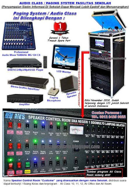 Sound Ruang Kelas Fasilitas Sekolah: Sound System Ruang Kelas Fasilitas ...