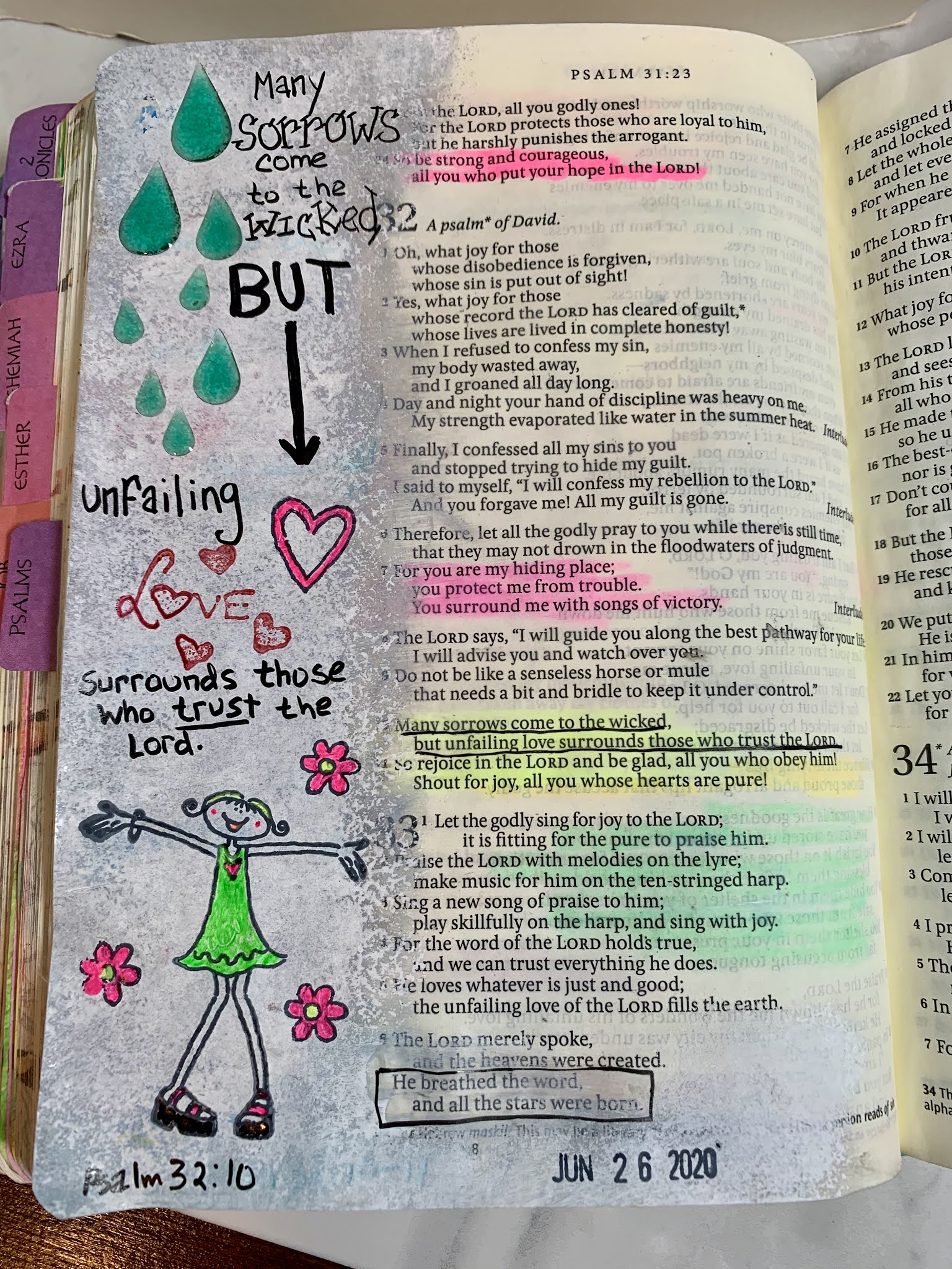 Amy's Creative Pursuits: June Bible Journaling Pages