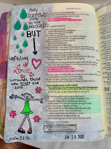Amy's Creative Pursuits: June Bible Journaling Pages