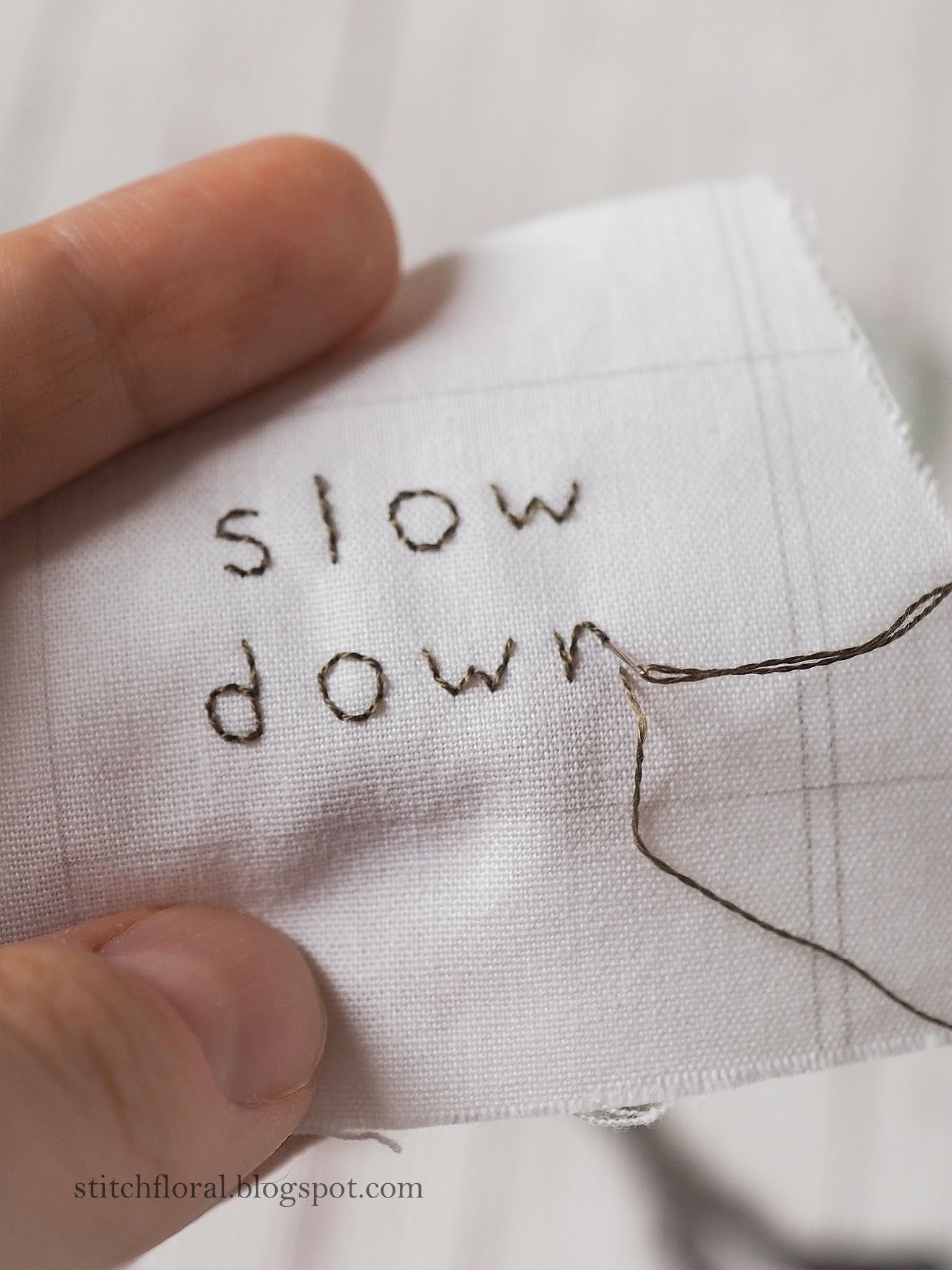 Embroidery mini-journal tutorial - Stitch Floral
