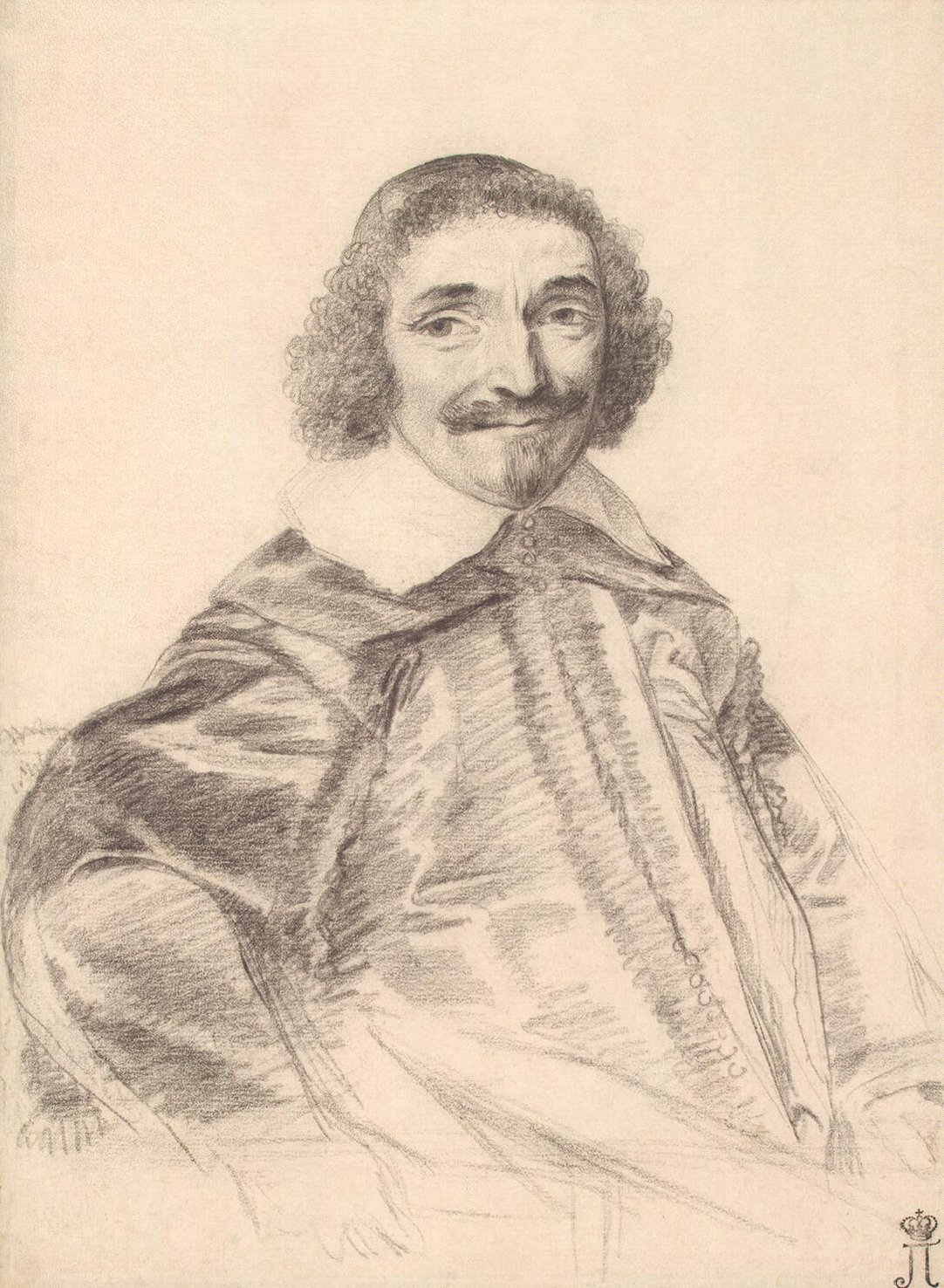 Portrait of Chancellor Segier - Claude Mellan | Endless Paintings