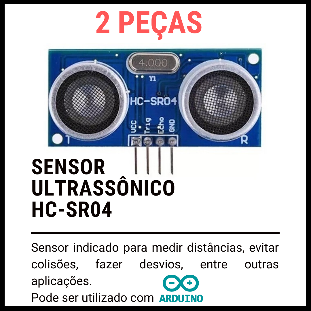 Cerne Tecnologia e Treinamento: Sensor de Distância Ultrassom HC-SR04 ...