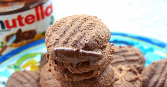 Eggless Nutella Cookies...4 ingredient recipe!! | Forks N Knives
