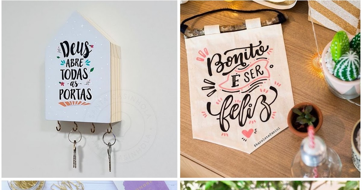 Melhores ideias de Lettering: Como fazer decoração com Lettering ...