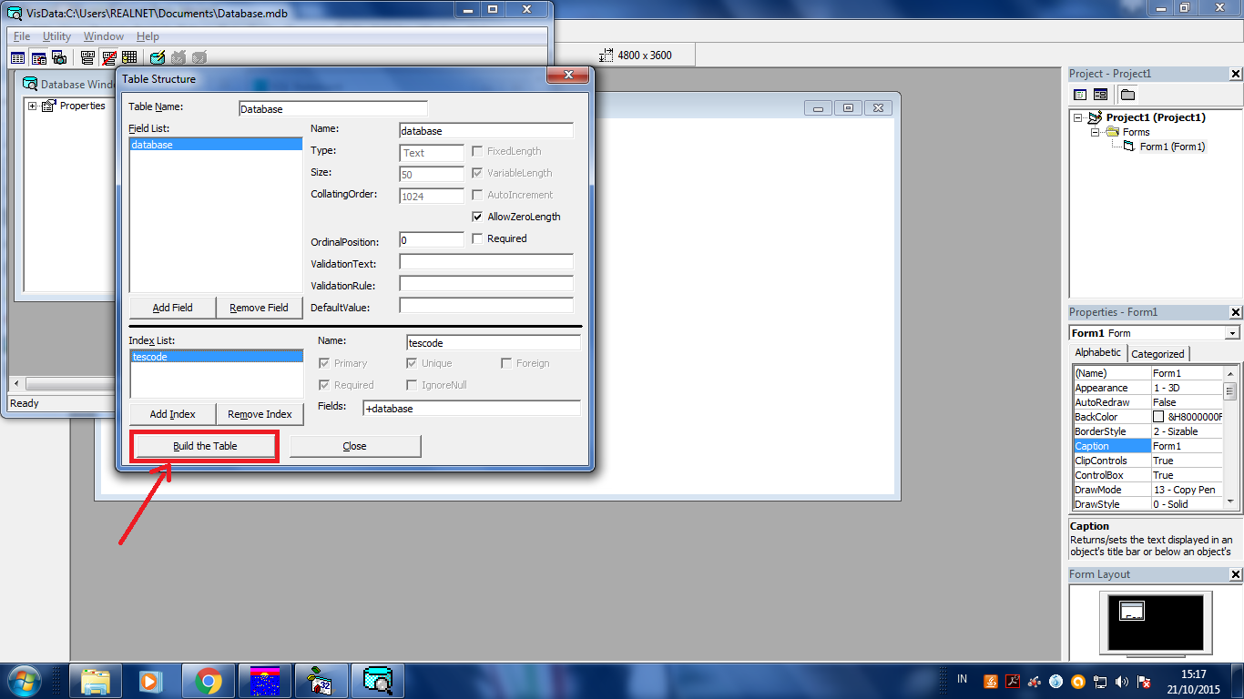Cara membuat database di visual basic 6.0 dengan visual data manager ...