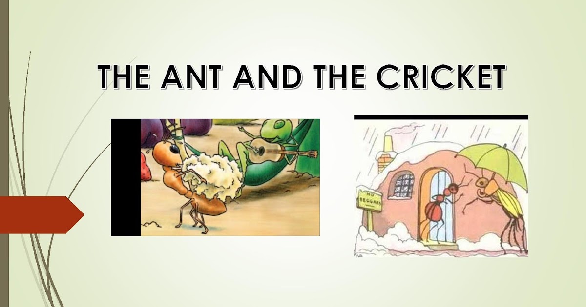 apsg: Class 8th : "The Ant and the Cricket" - Objective, Main Idea ...