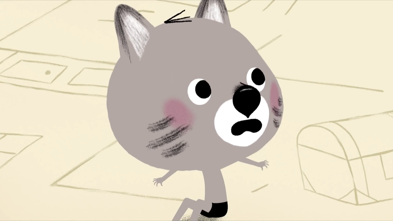 Shirtless Drawn Cartoon Boys: Mouk & Chavapa on the Beach 2