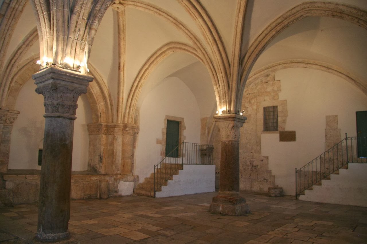 Catholic Pilgrims in Israel: The Upper Room (Cenacle) - Jerusalem