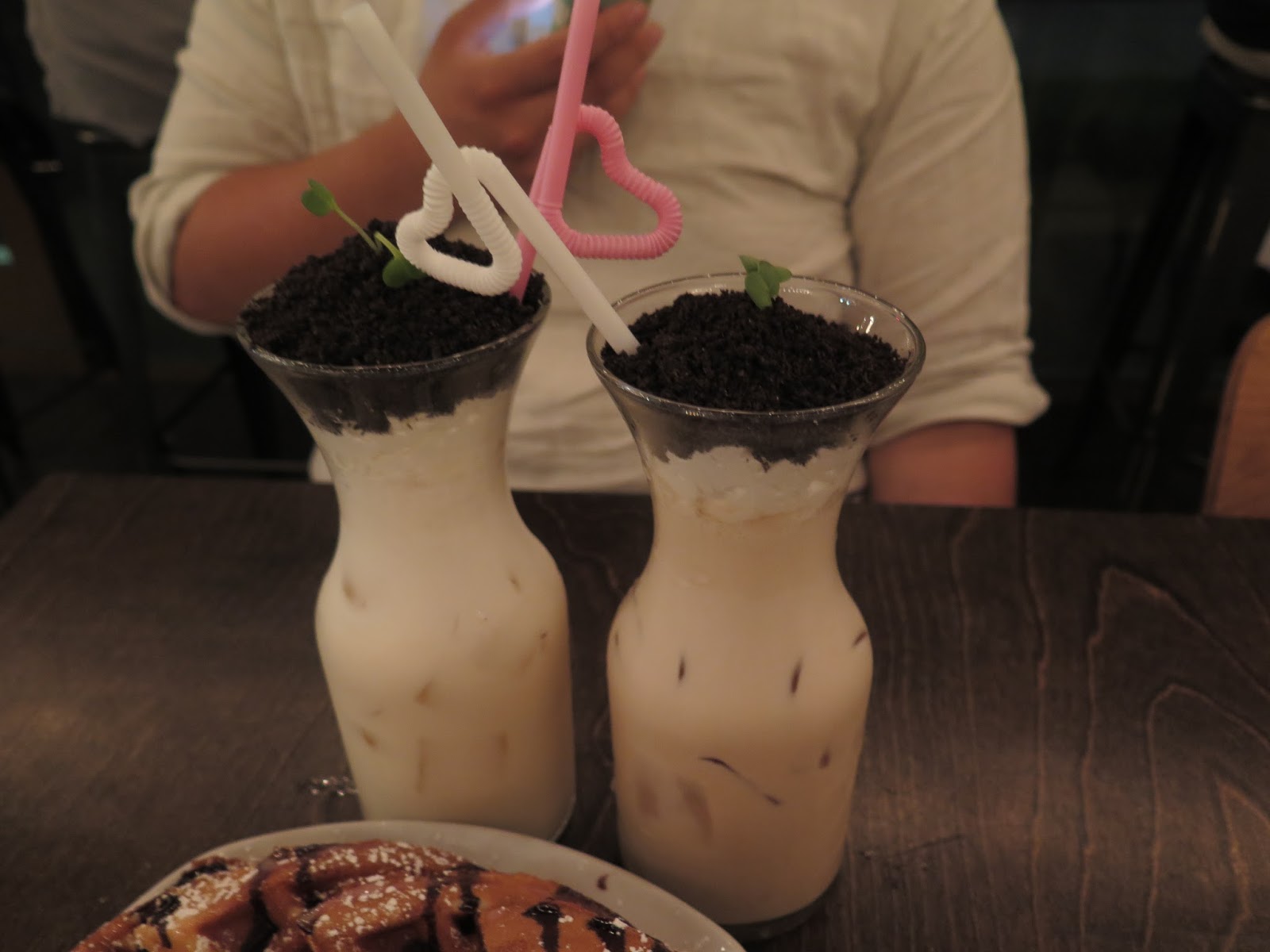 nicefashion: Potted Plant Milk Tea at Macchiato, Monterey Park