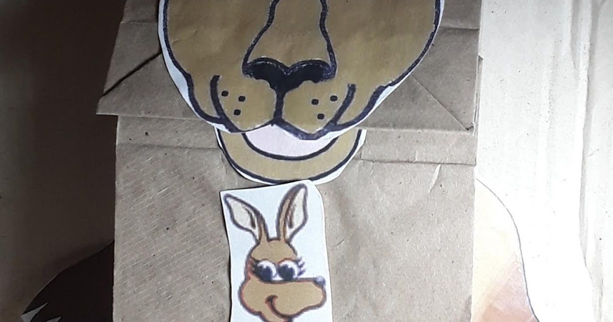 Free and Easy Crafts for Kids: Kangaroo Puppet Craft